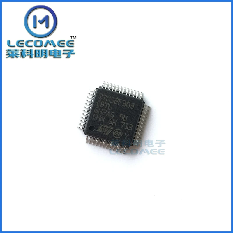 1 Uds STM32F303CBT6 STM32F303 QFP-48 CBT6 MCU de 32 bits ARM Cortex M4 72MHz 128kB MCU FPU