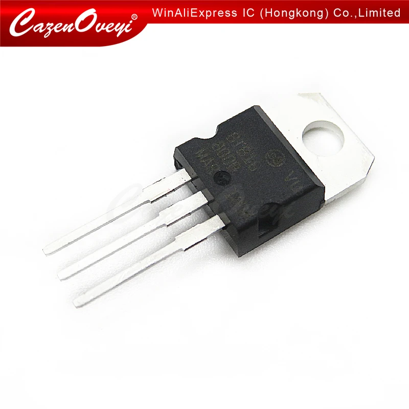 10 unids/lote BTB16 800B BTB16 800 BTB016 Triacs 16 Amp 800 Volt TO 220 ...