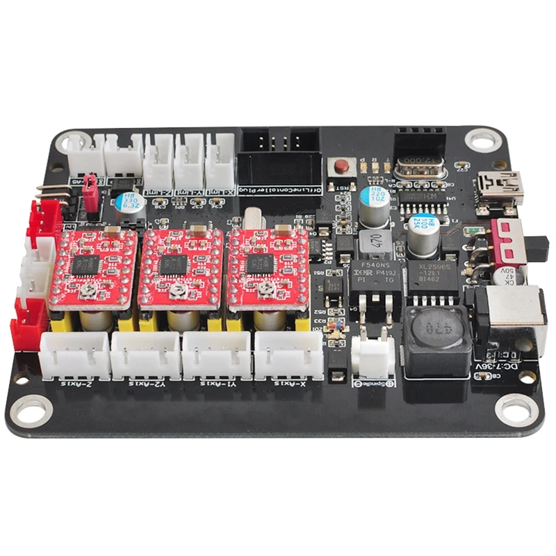 3 Axis Cnc Controller Grbl Control Double Y Axis Usb Driver Board ...