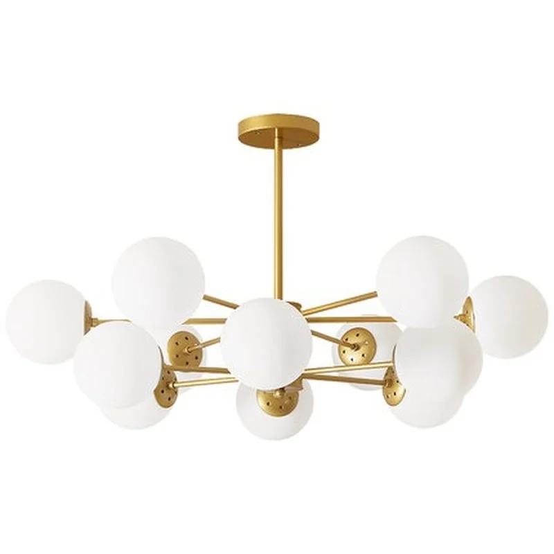 Vintage round ball industrial LOFT Iron chandelier Mordern droplight ...