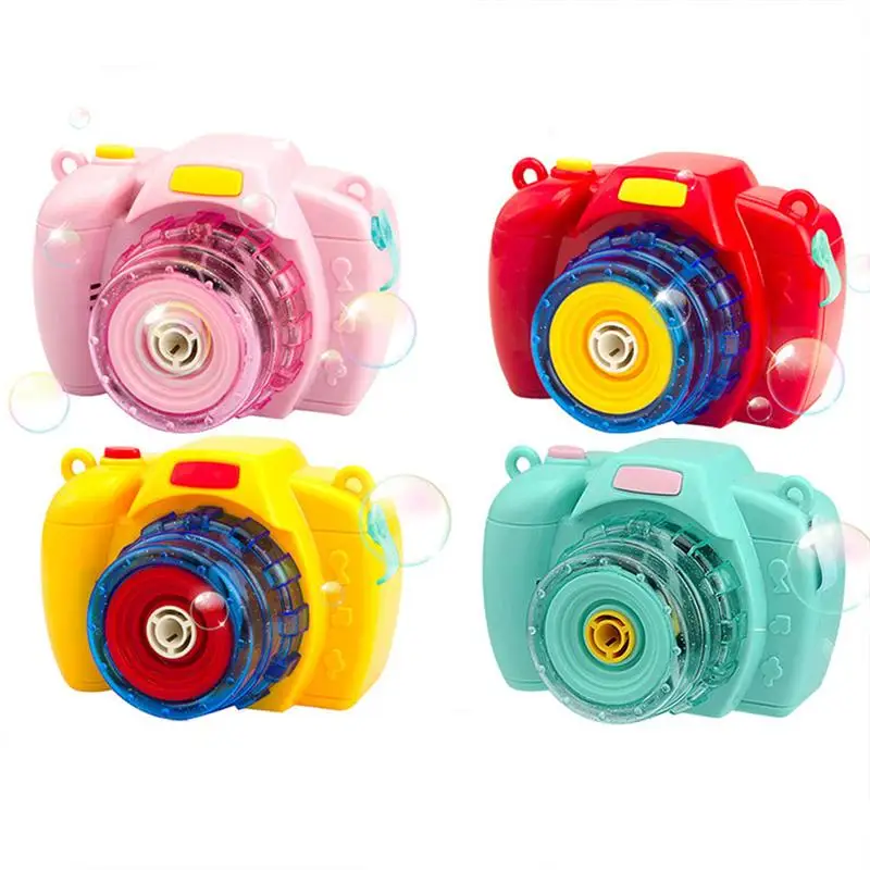 1pc Fun Light Camera Shape Bubble Maker Camera Without Battery for Kids
