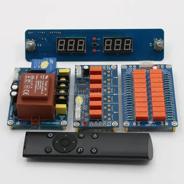 MZTRS DIY Power Amplifier Balance Remote Control Volume Control Board ...