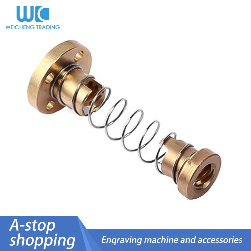 T8-Anti-Backlash-Spring-Loaded-Nut-Elimination-Gap-Nut-For-8mm-Acme ...