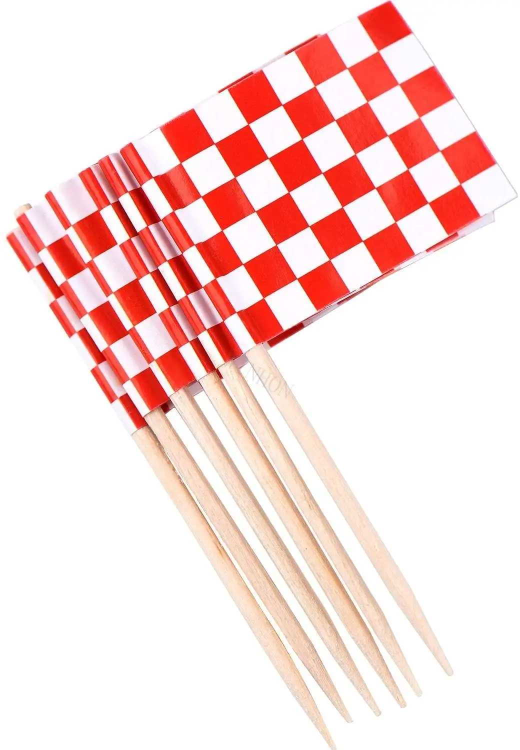 Red And White Checkered Banner