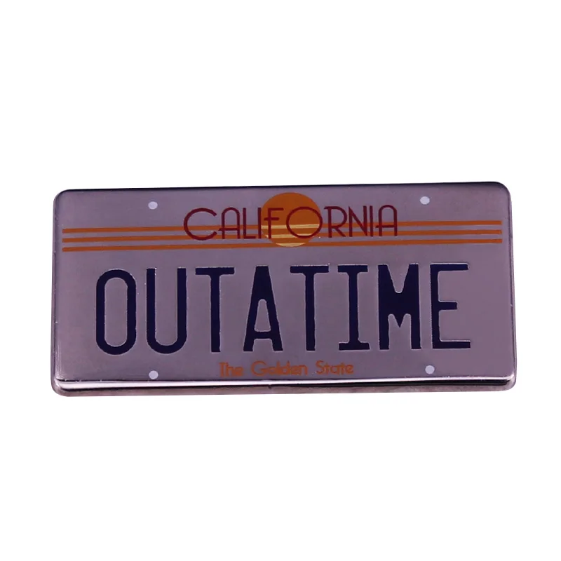 California-OUTATIME-brooch-movie-back-to-the-future-time-machine ...