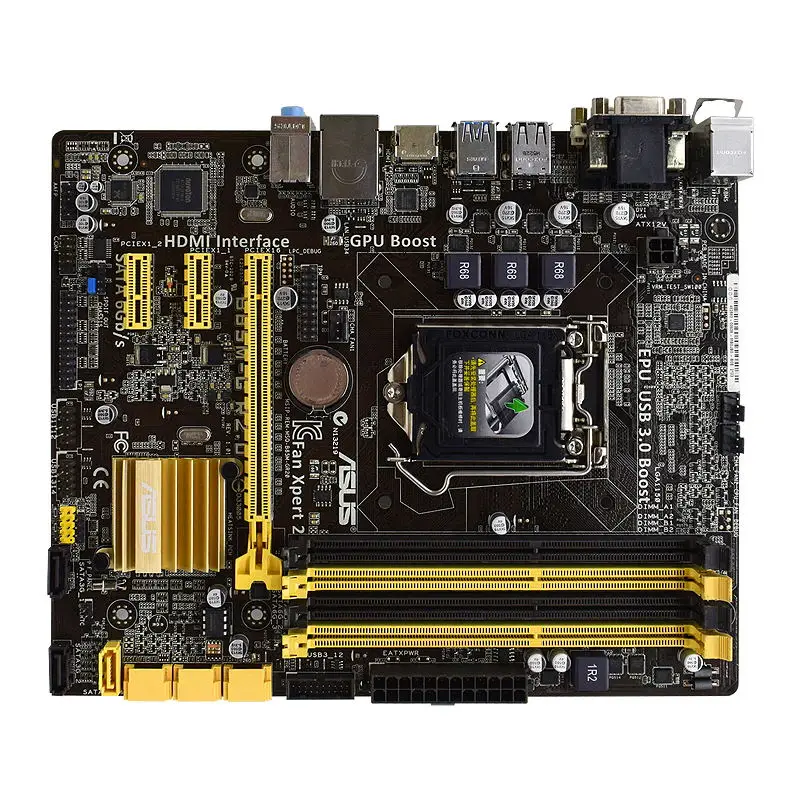 ASUS B85M-G R2.0 LGA1150 Intel B85 B85M Desktop-PC-Motherboard DDR3 16G ...