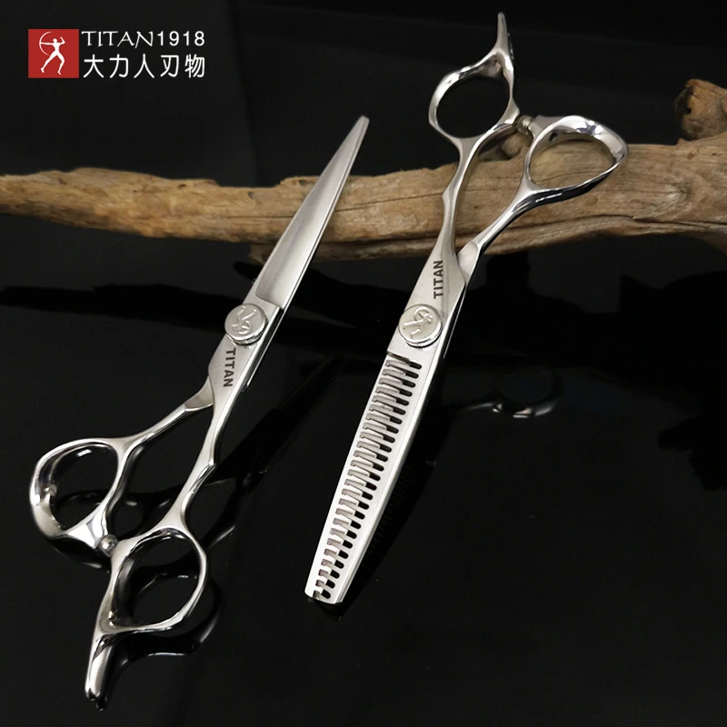 TITAN professional hairdresser barber tools salon hair cutting thinning ...