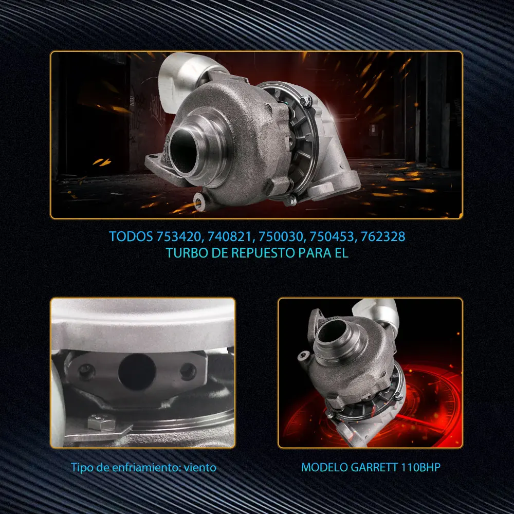 Gt1544v 753420 Turbo For Mazda Peugeot Volvo Ford 1.6 Hdi 109bhp ...