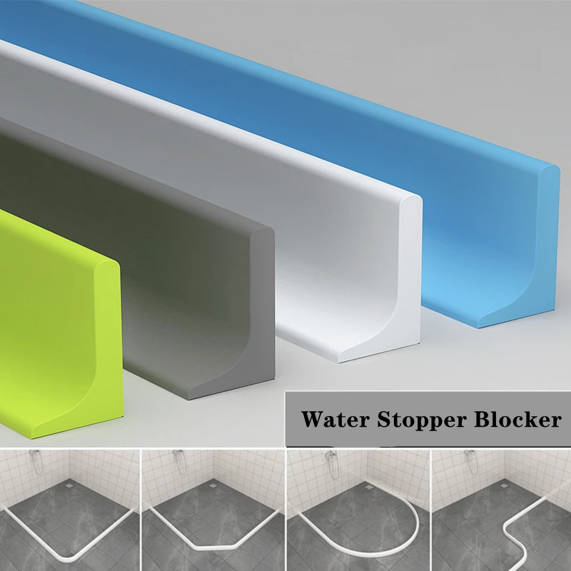 Silicone Water Barrier For Shower Bathroom Dry&wet Separation Seal ...