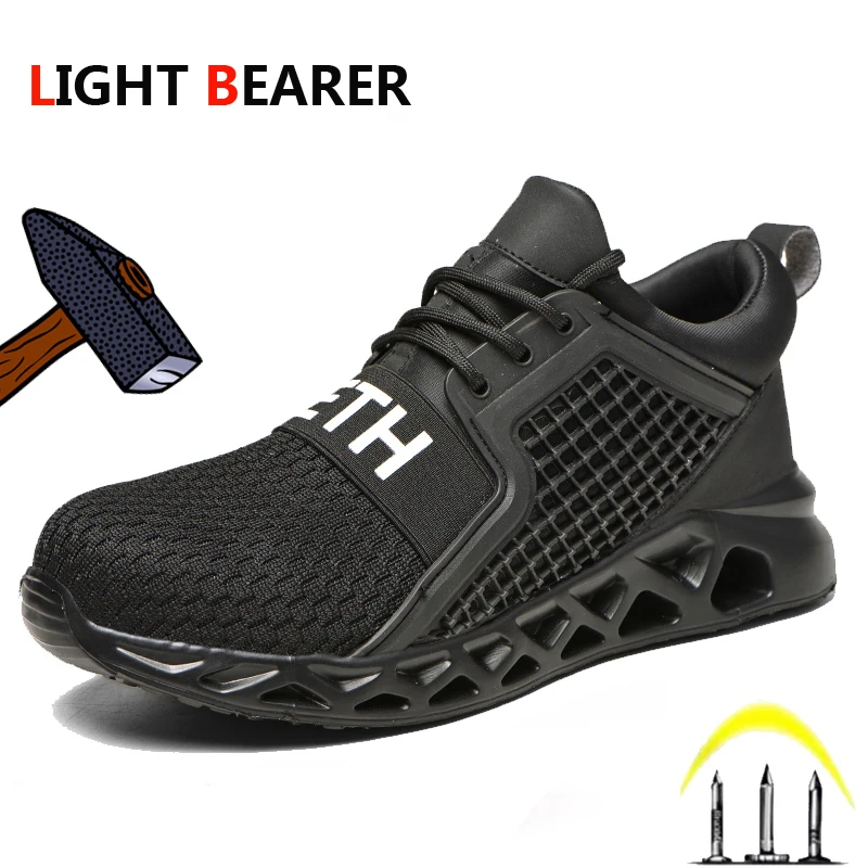 Lightweight-breathable-safety-shoes-anti-piercing-steel-toe-cap-anti ...