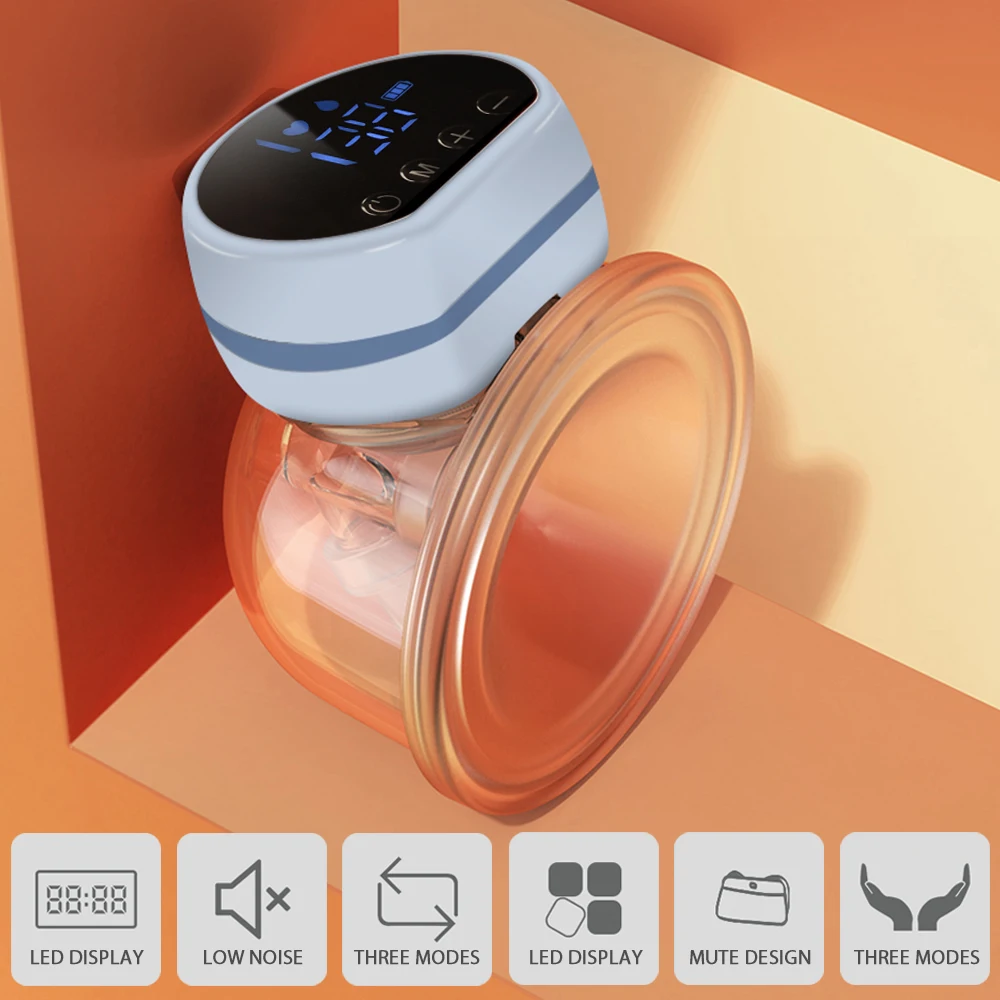 Sacaleches eléctrico doble/individual, Extractor de leche silencioso portátil Invisible, manos ...