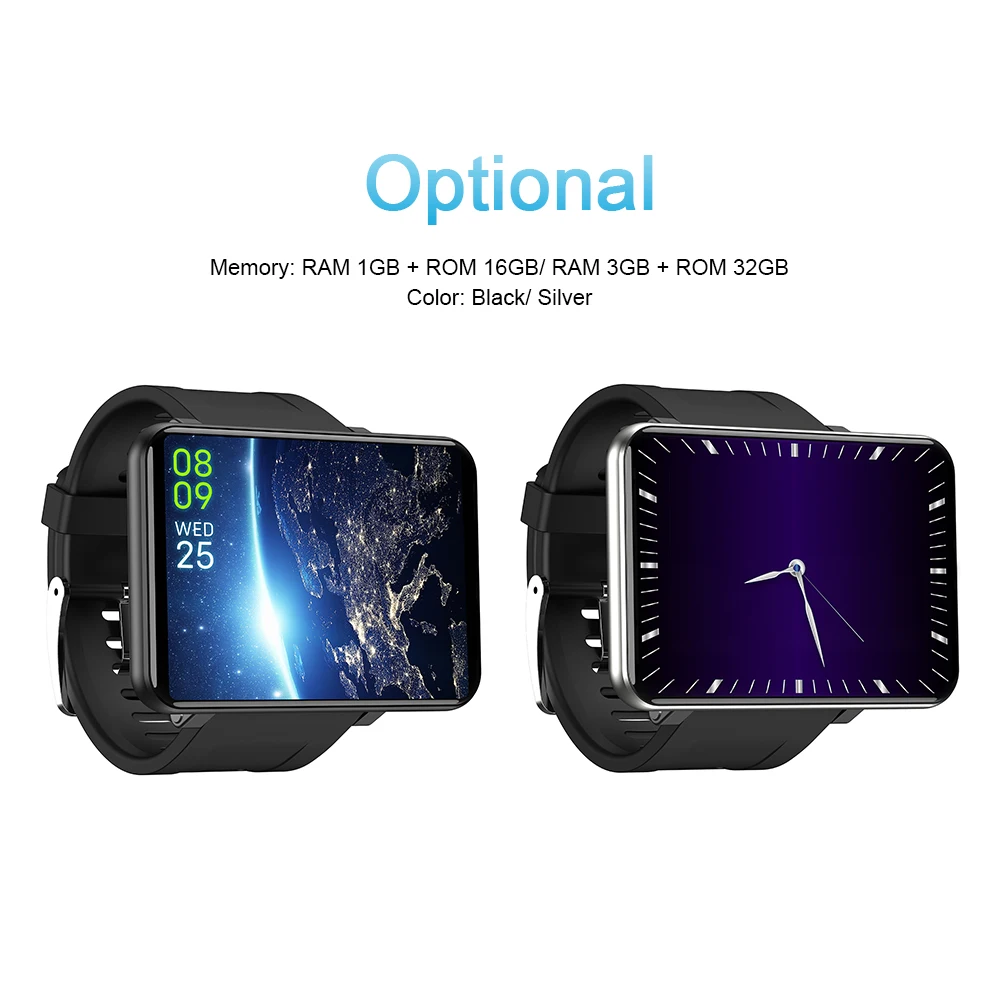 DOMIWEAR DM100 4G Smart Watch Men with SIM Card Slot Camera Free Video ...