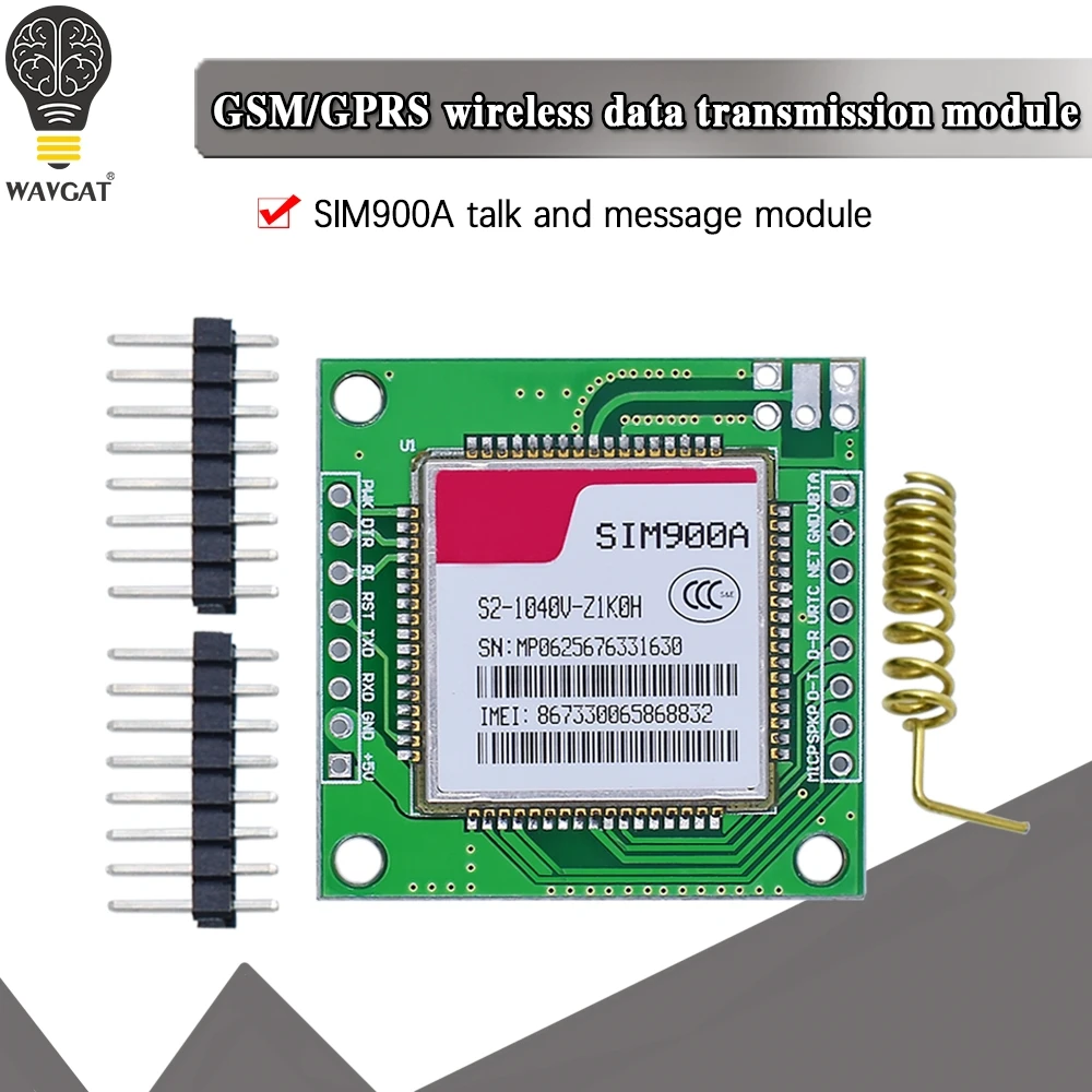 WAVGAT-mini-GPRS-GSM-module-SIM900A-Wireless-Extension-Module-Board ...