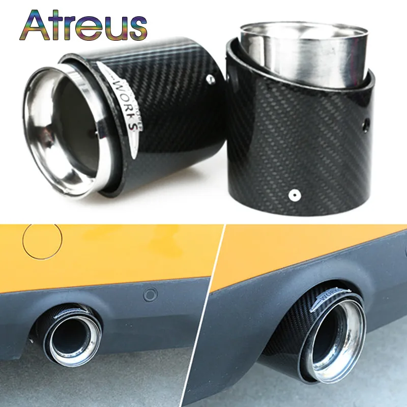 Carbon Exhaust Muffler Tip for MINI Cooper jcw F56 F54 F55 R55 R56 R57 ...