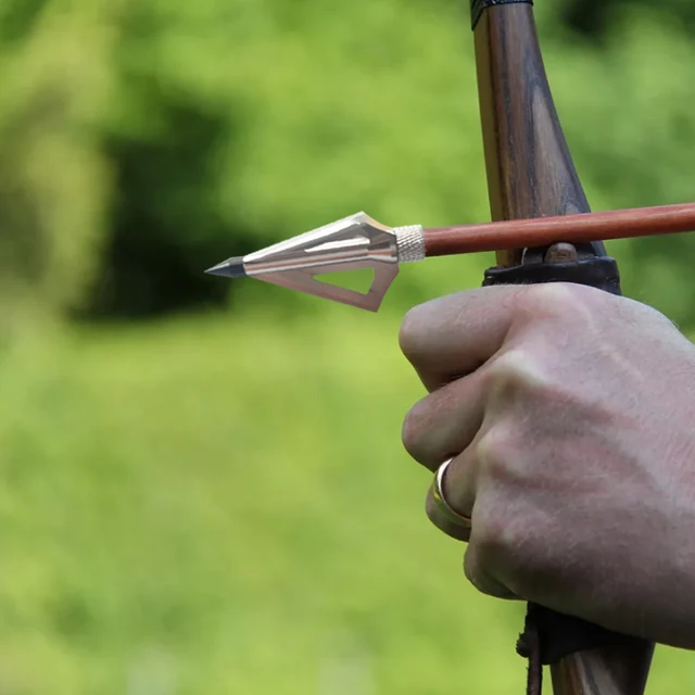 12Pcs 125 Grains 3 Fixed Blade Hunting Broad Arrows Hunting Points ...