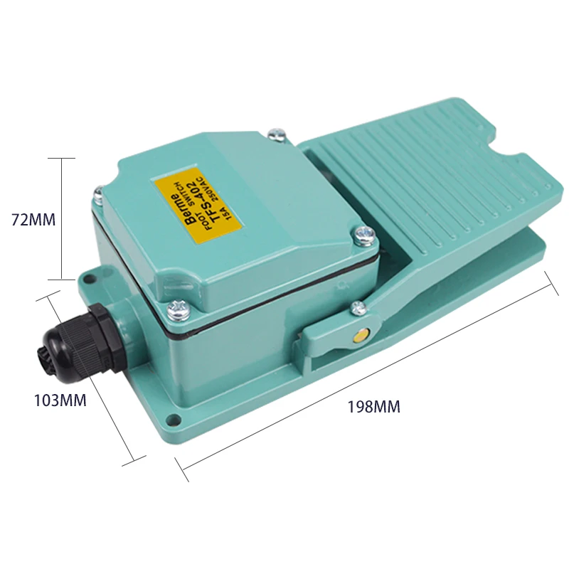 Industrial Instrument Foot Switch TFS-01 Treadle Foot Pedal Switch Fs ...