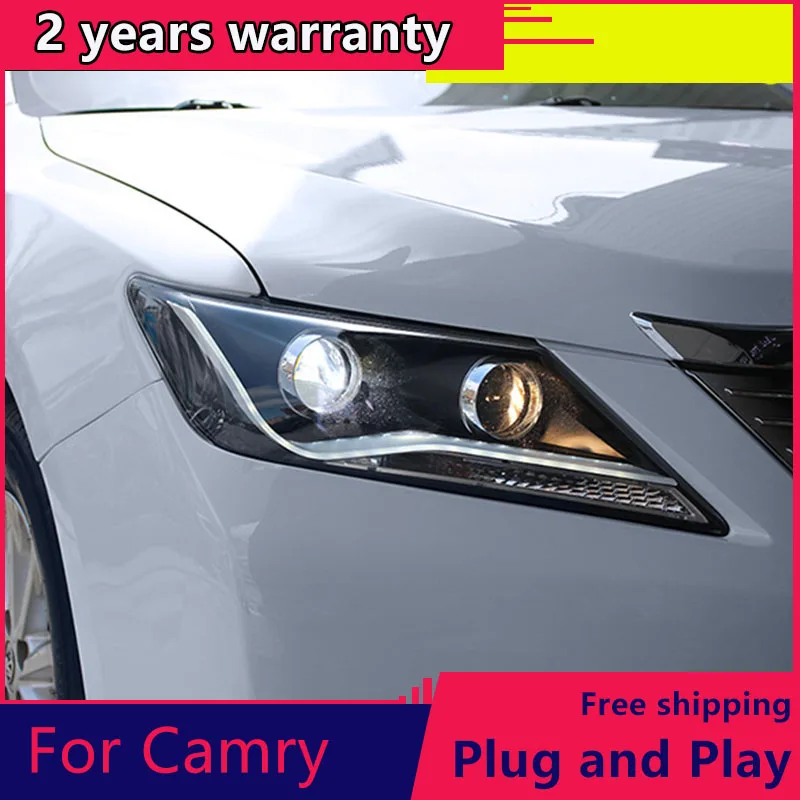 KOWELL-Car-Styling-for-Toyota-Camry-Headlights-2012-2014-Camry-LED ...
