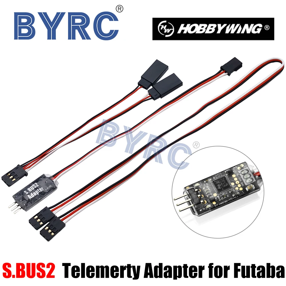 Original Hobbywing S.BUS2 Telemetry Adapter for Futaba Platinum V4/V4.1 ...