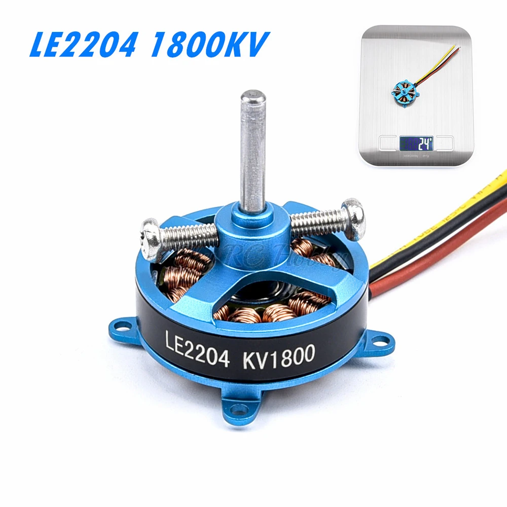 High Quality L2204 2204 1800KV KV1800 Brushless Motor Support 2 3s For ...