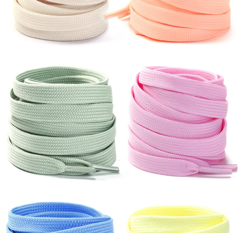 LACET DE CHAUSSURE,Gris foncé-160cm--Lacets Plats Pour Chaussures De ...