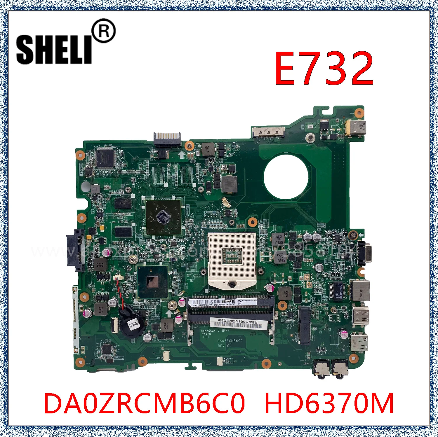 Sheli para acer emachines e732 e732z placa mãe do portátil com hd6370m ...