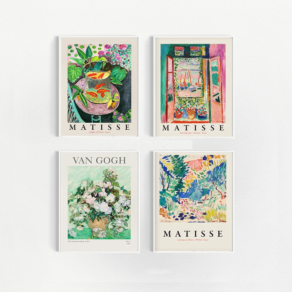 Tableau - Toile,Tableau de paysage de Henri Matisse,art mural rétro ...