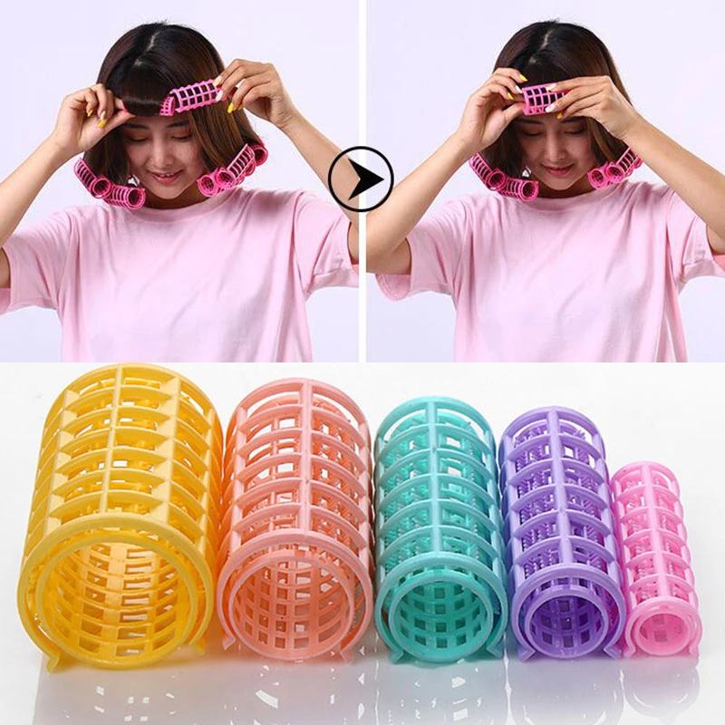 Snap On Plastic Hair Rollers