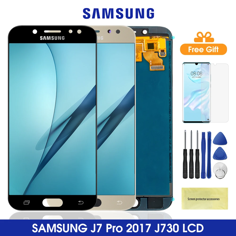 5.5'' J730 Lcd For Samsung Galaxy J7 Pro 2017 Display Touch Screen ...