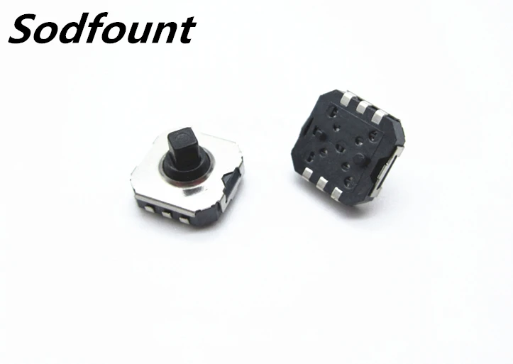 4pcs-7mm-x-7mm-6-Pin-5-Way-Momentary-Pushbutton-PCB-SMD-SMT-Tactile ...