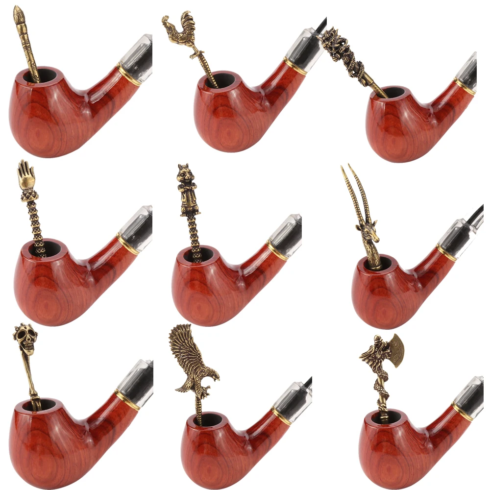 12 Styles Multi Specification Retro Brass Carving Pressing Rod Grinding ...