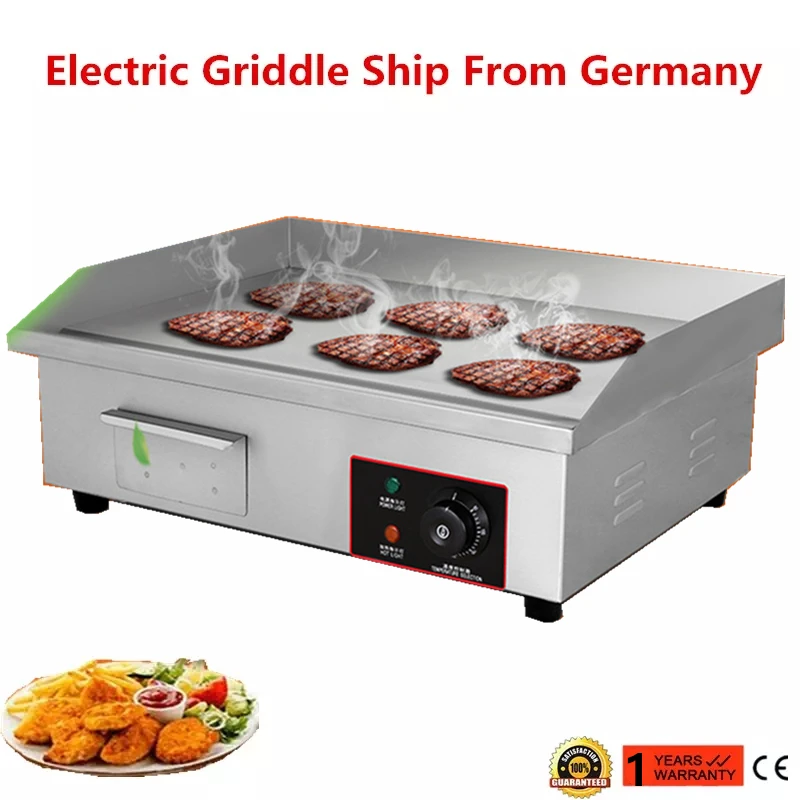 Stainless Steel 220V 3KW counter Top Desk Electric Commercial Grill ...