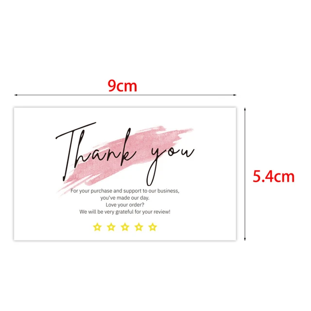 Formal Thank You In Red And White