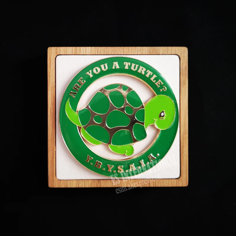 Masonic Car emblem "ARE You A TURTLE YAYSAIA "Badge Mason Freemason ...