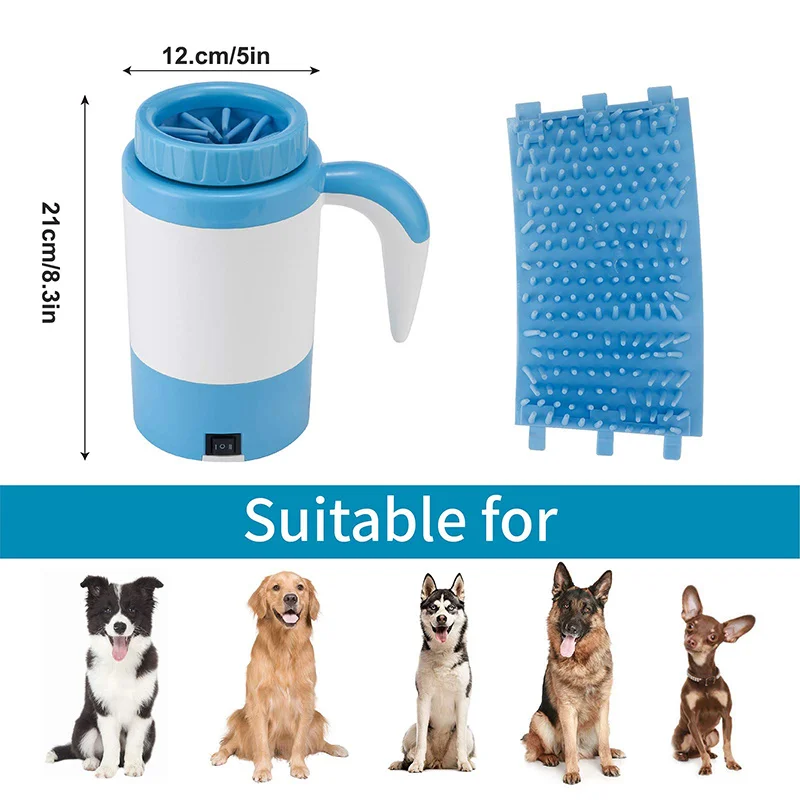 Benepaw Automatic Dog Paw Cleaner Electric Pet Feet Washer Portable USB ...