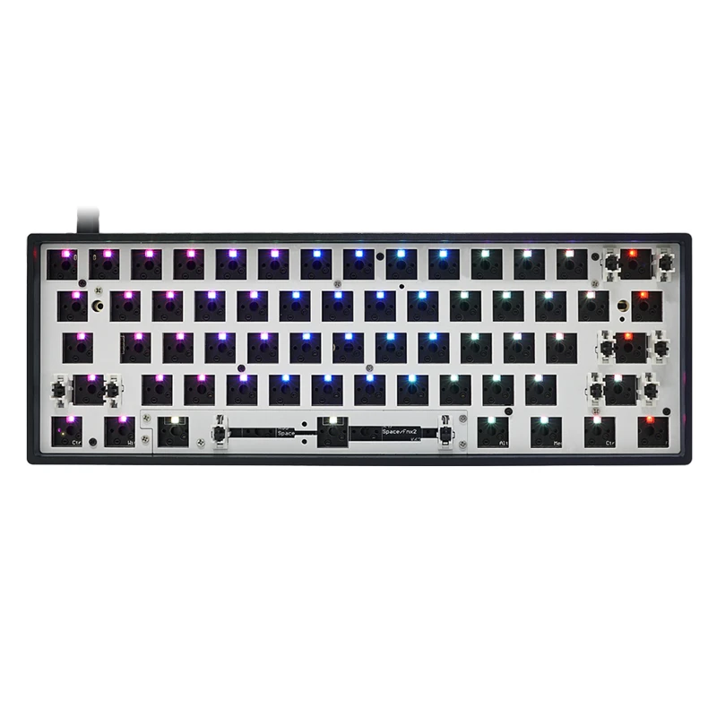 Gk61 Gk61x 60% Custom Mechanical Keyboard Rgb Switch Leds Hot Swapping ...