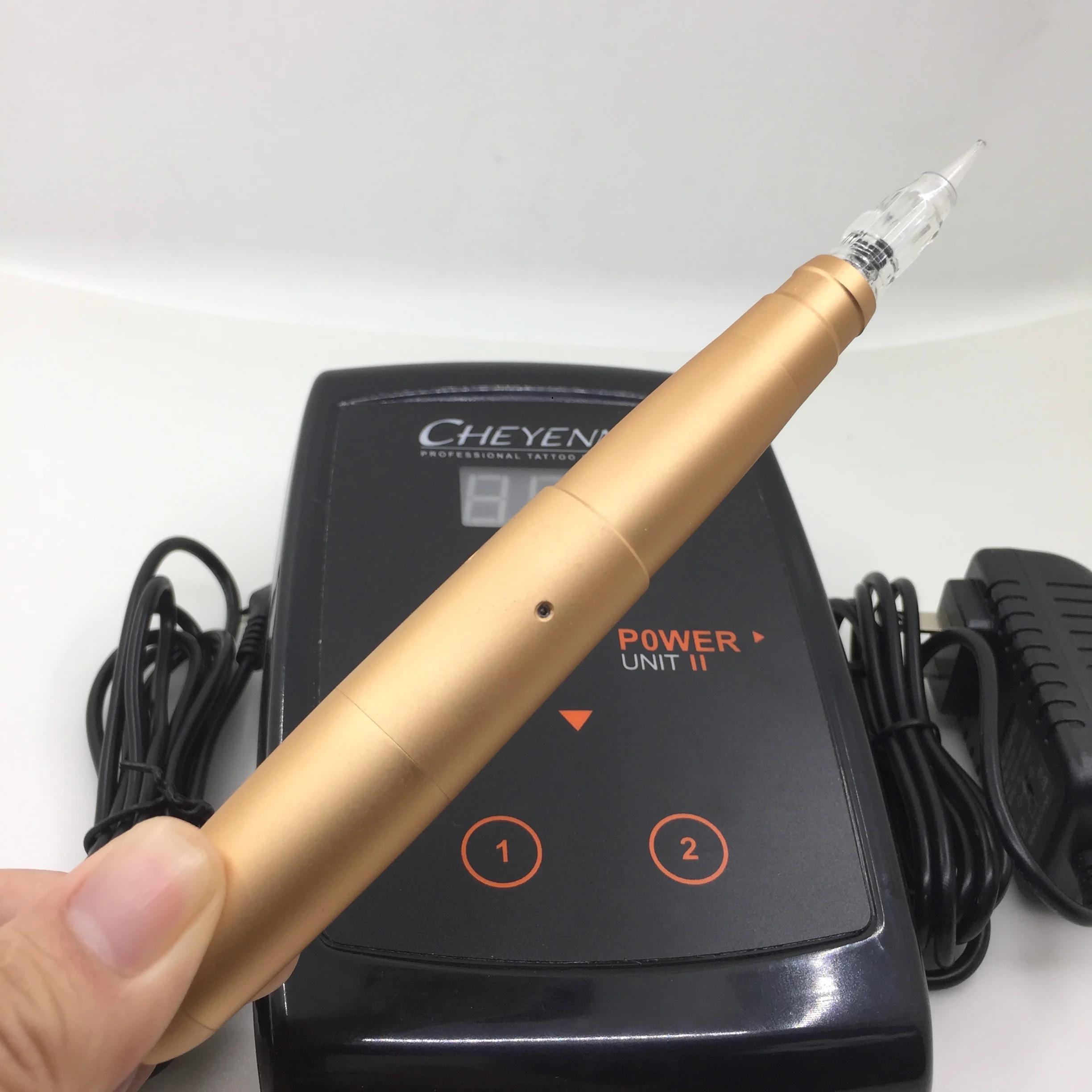 Gold Dermograph Permanent Makeup Machine Microblading Tattoo Machine ...
