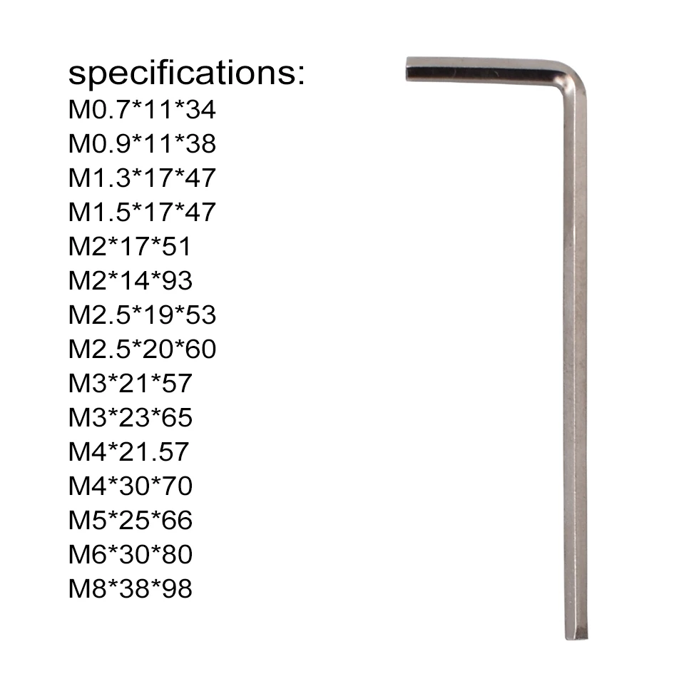 0 7 0 9 1 3 1 5 2 3mm Hex Key Wrenches Bicycle Repair Tool Hexagonal 
