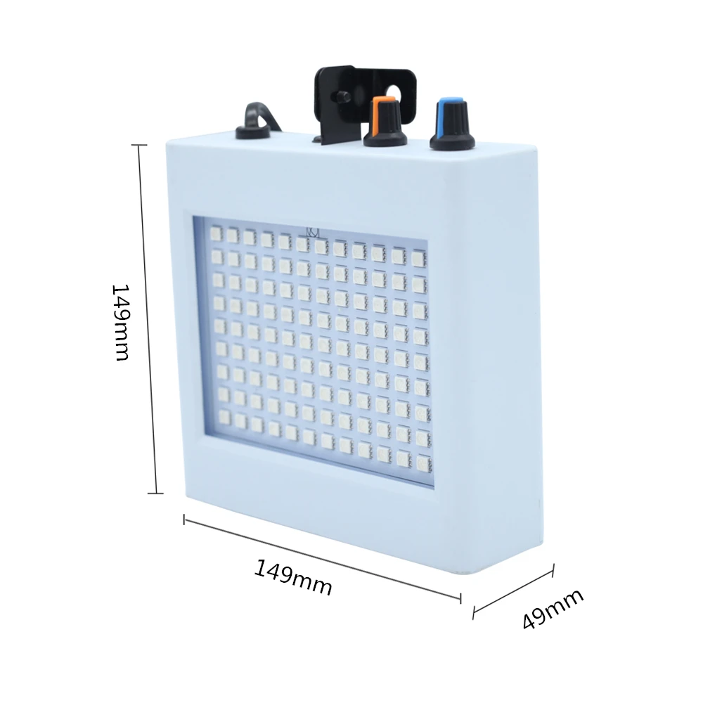 108 LED Mixed Flashing DJ Stage Lights Remote Sound Activated Disco ...