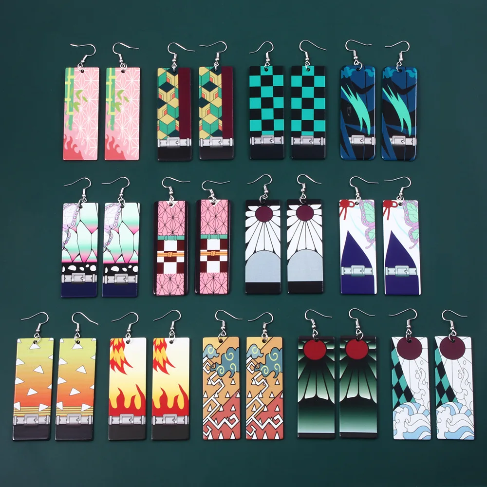 Anime-Demon-Slayer-Acrylic-Earrings-Kimetsu-no-Yaiba-Tanjirou-Nezuko ...