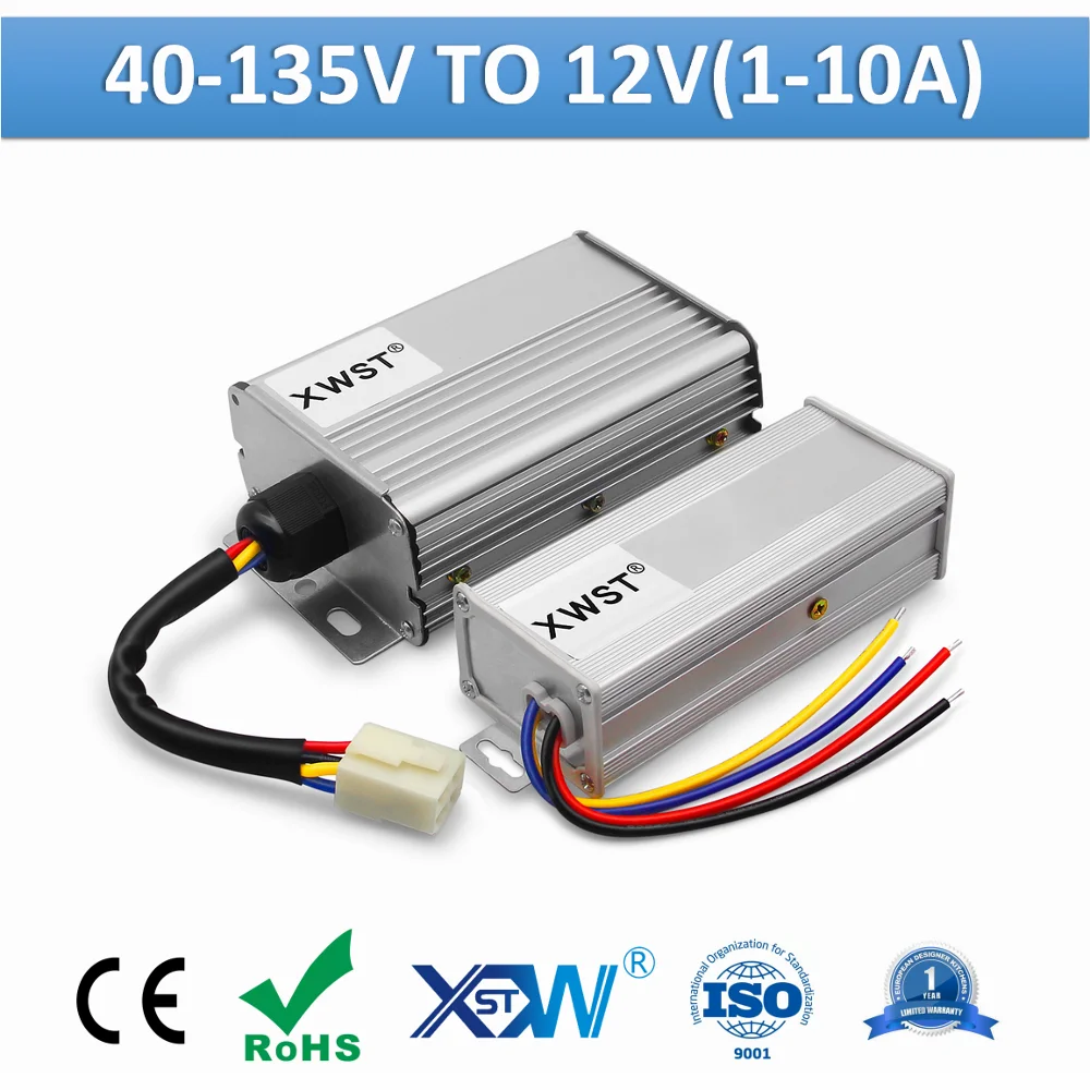XWST Isolated DC DC Converter 40 135v 48v 60v 72v 90v 110v 120v to 12v ...