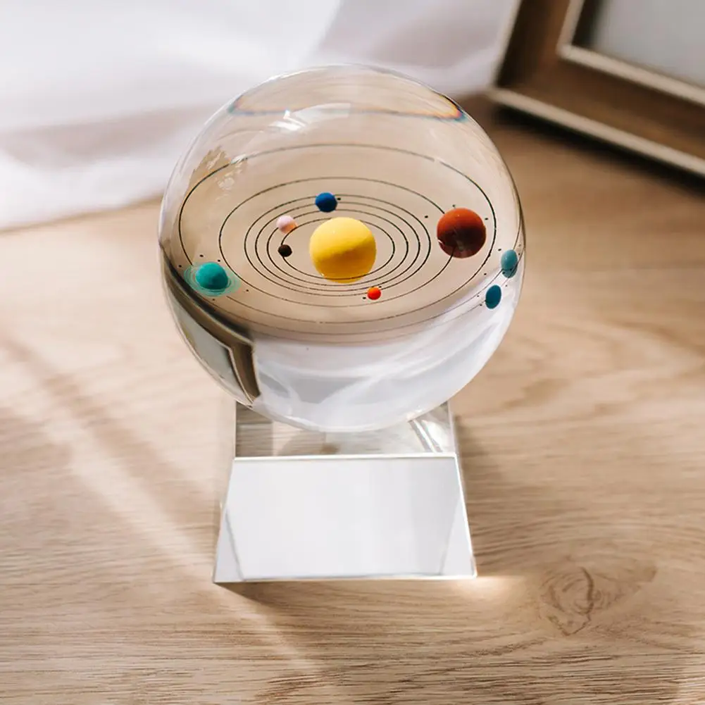 Solar System Glass Ornament