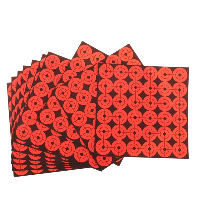 360pcs Paper Target 1′ Round Self Adhesive Fluorescent Orange Shooting ...