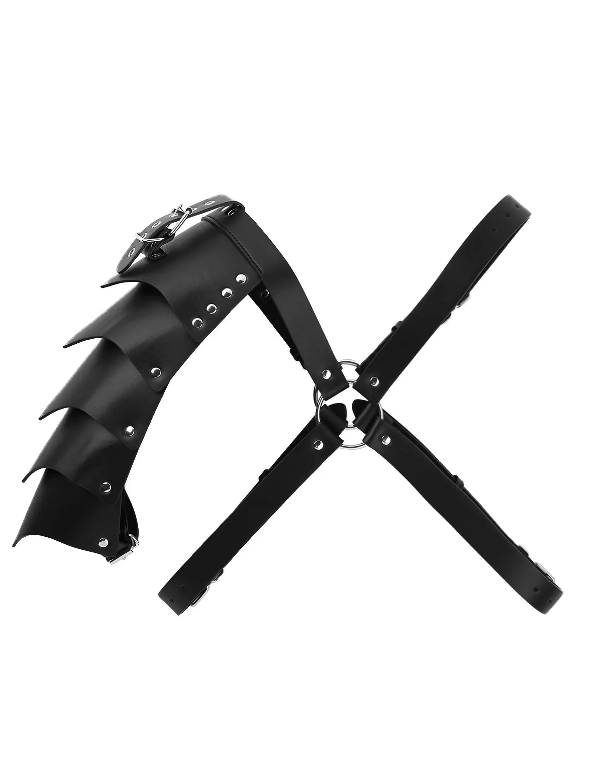 X-Shaped Leather Chest Harness - Queerks™