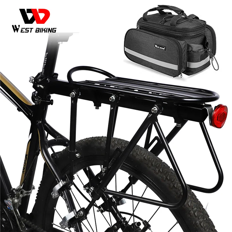 West Biking Mountain Bike Luggage Carrier Quick Release Bicycle Cargo ...