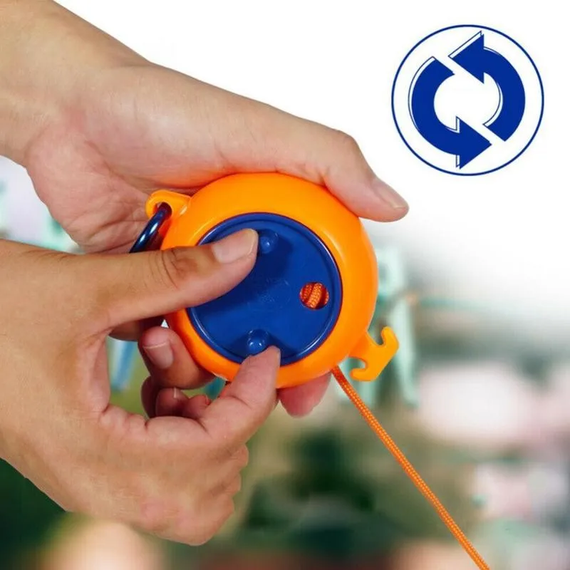 8m Retractable Clothesline Portable Travel Laundry Nylon Clothes Line ...