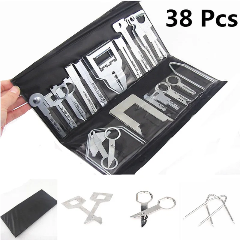 Vehicle Car Stereo Radio Release Removal Tool for Benz Sony Ford Audi ...