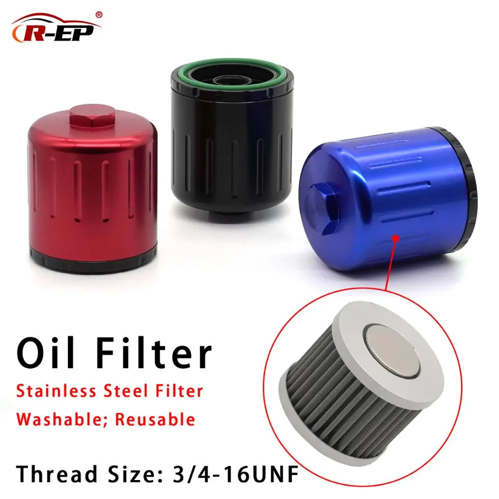 Oil Filter Fits for Toyota 3/4-16UNF Thread 304 Stainless Steel High ...