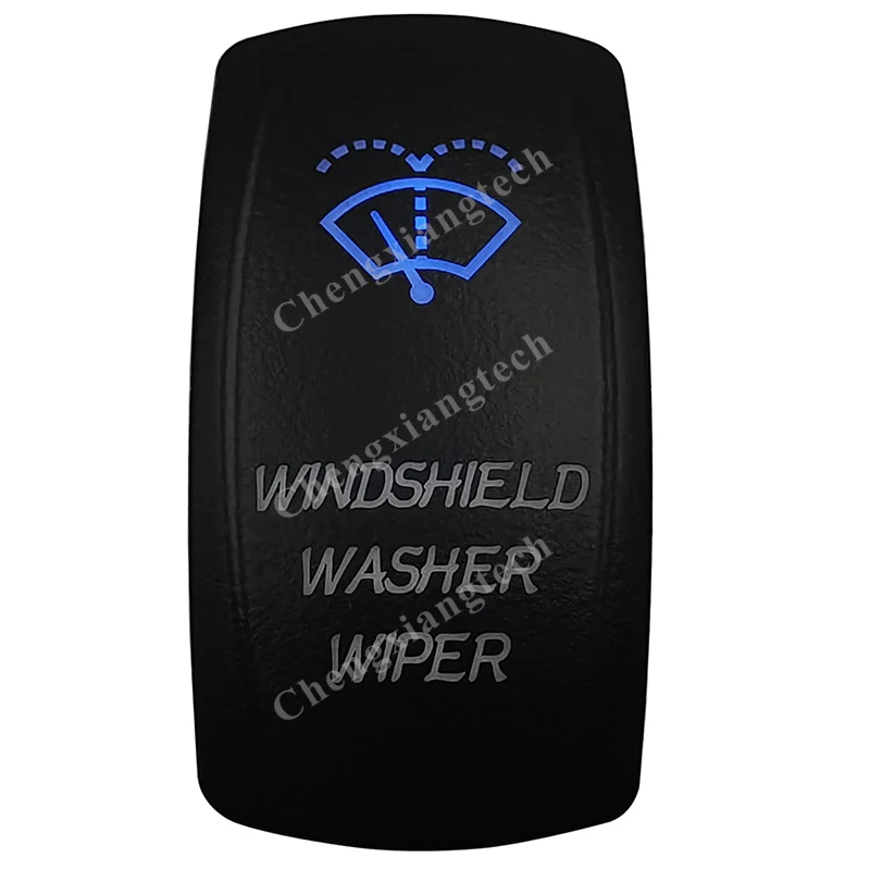 WINDSHIELD WASHER WIPER Car Boat (ON) OFF ON Rocker Switch 12V 20A DPDT ...