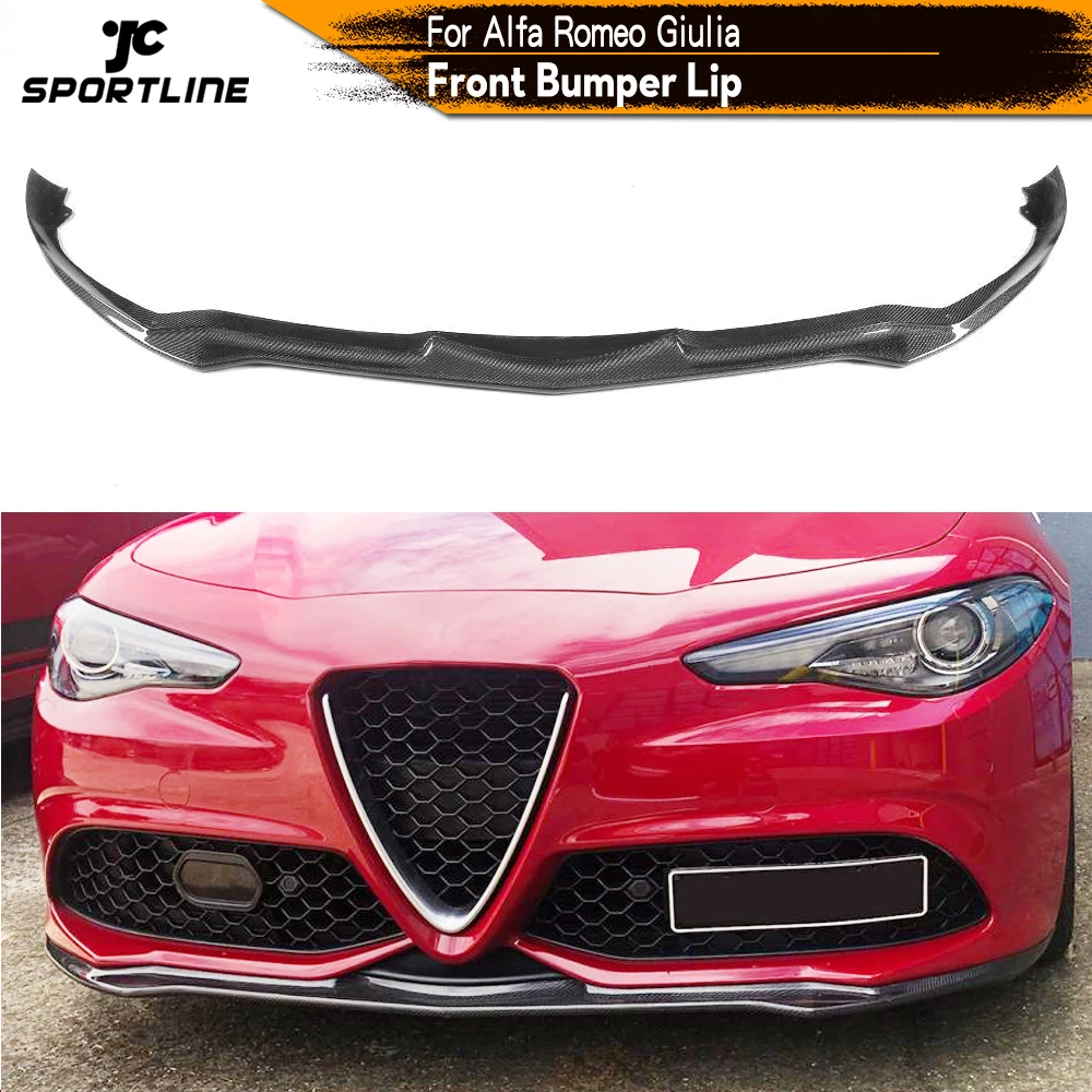 Carbon Fiber / Frp Car Front Bumper Lip Spoiler Splitters For Alfa ...