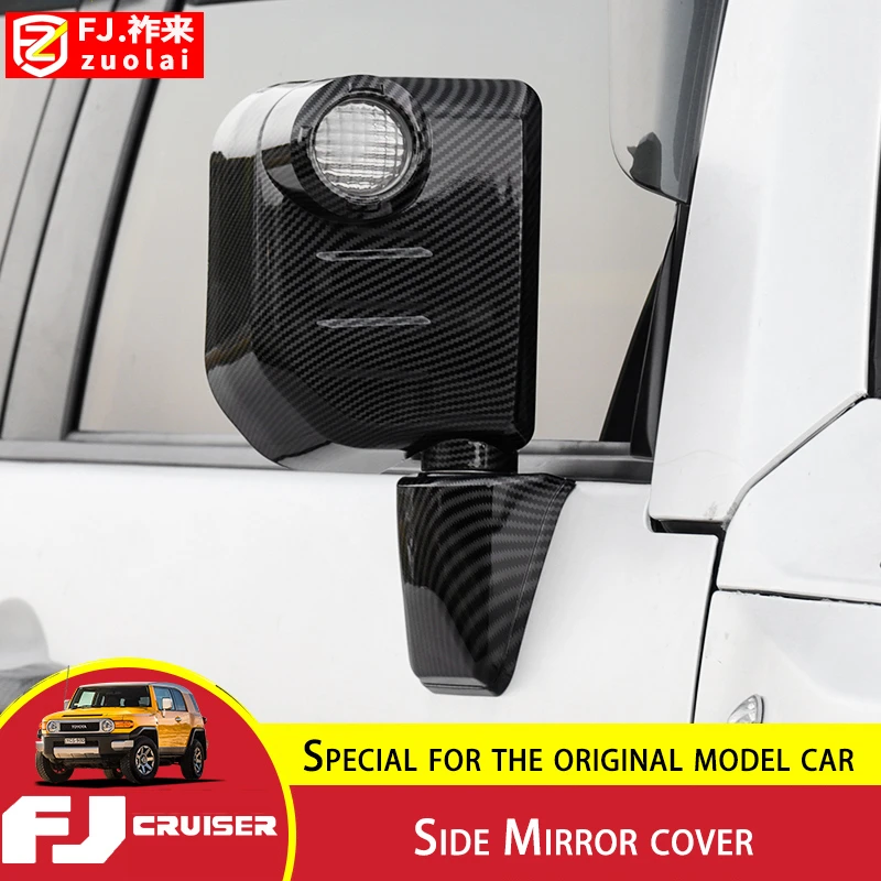 For Toyota FJ Cruiser Side Mirror Cover ABS Plating Chrome Outer FJ ...